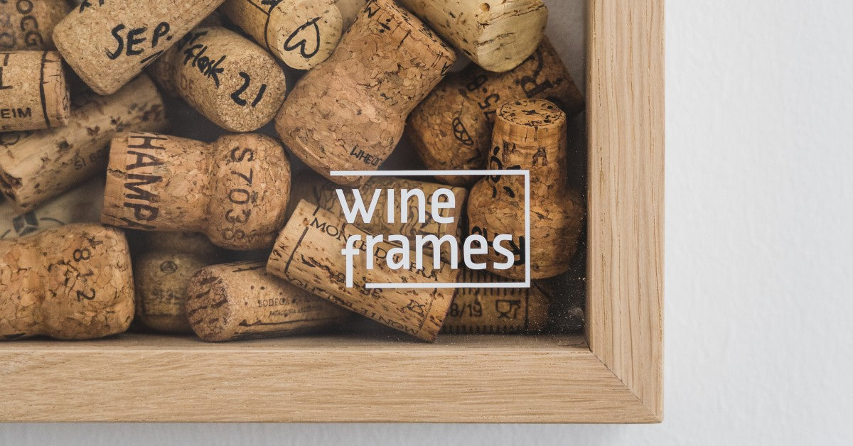 Ramme til vinpropper og Champagnepropper | Wineframes | Vinprop ramme
